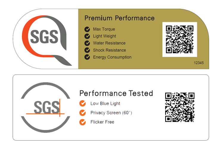 Labels de performance SGS - Tester, valider et certifier les produits ...